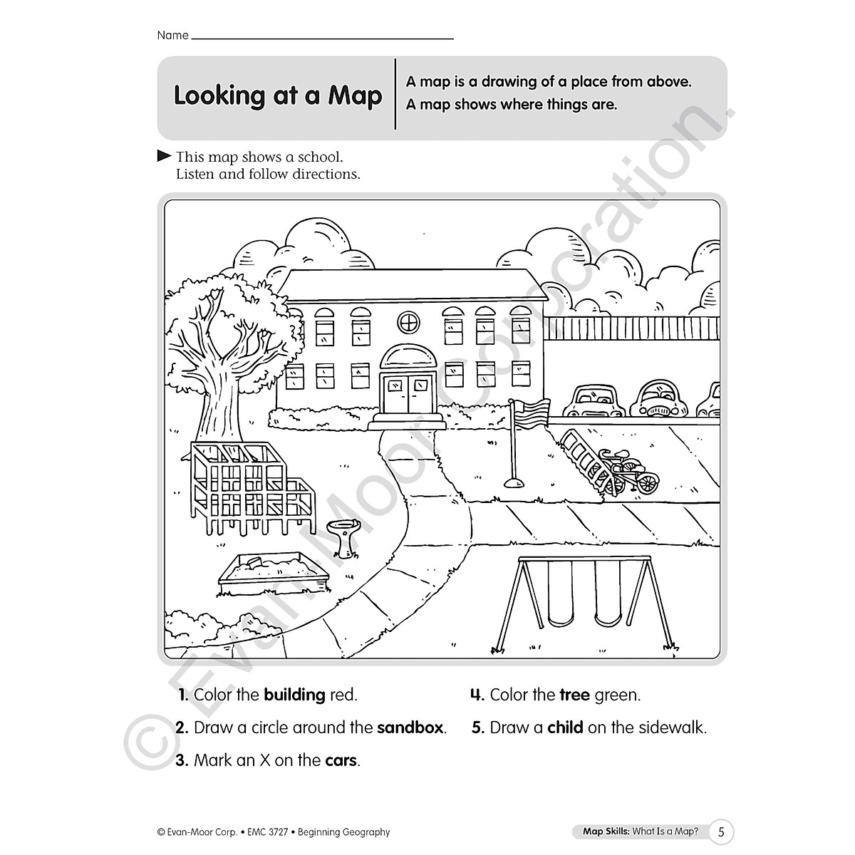 Beginning Geography Workbook, Homeschooling and Classroom Resource Workbook (Beginning Geography (Evan-Moor))