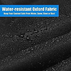 Augstone Patio Benches Cover for Outdoor Park Garden Benches with Backrest 2-Person Seater Chair Benches Waterproof Cover-51x25x32 in