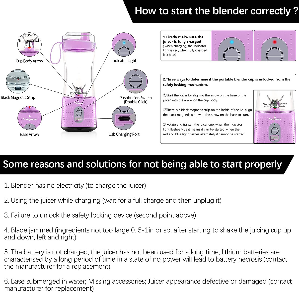 Portable Blender Personal USB Rechargeable Juice Cup for Smoothie and Protein Shakes Mini Handheld Fruit Mixer 13Oz Bottle for Travel Gym Home Office Sports Outdoors Chic Pink