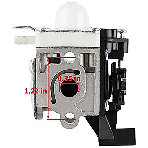 Ferilter SRM 225 Carburetor for Echo GT225 GT225i GT225L PAS225 PE225 PPF225 SHC225 SRM225U SRM225 RB-K93 Trimmer Premium Weed Eater Edger Carb with Tune Up Kit