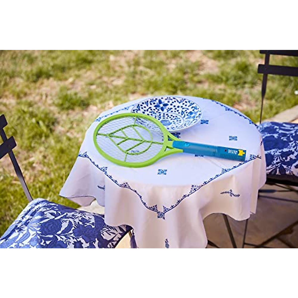 SWAT IT! Bug Zapper Rechargeable Bug Zapper Racket, 4000 Volt, USB Charging Cable, 2 Pack (Large)