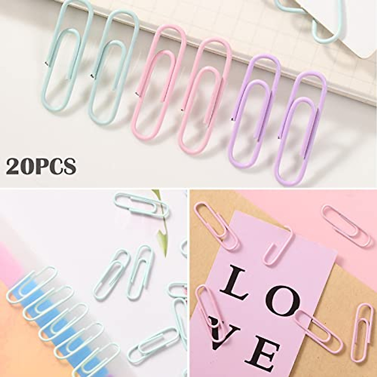 Simonhomes Mini Stapler, Small Stapler with 100 PCS Staples, Blue Stapler Stationery Set with 20 PCS Clips for Office School Home, 10 Sheets Capacity