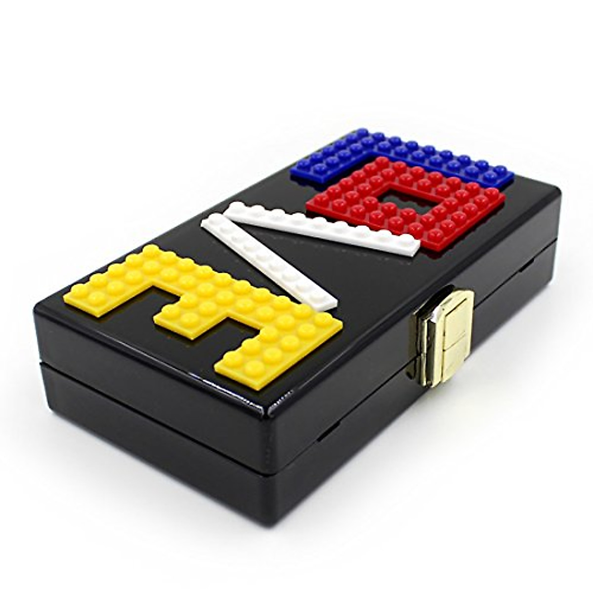 YYW Love Acrylic Clutch, Acrylic Box Evening Clutch Bag Purse Handbag for Women Wedding Party Cocktail Handbag (Black)