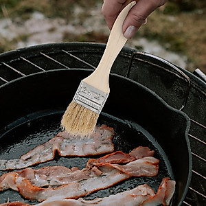 YARNOW 2 Sets Barbecue Tool Set Grill Brush Grilling Tools Grill Cooking Kit Grill Spatula for Outdoor Grill Basting Brush Food Tongs Stainless Steel Cooking Utensils Multifunction