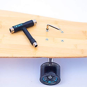 TailorShape Race Clothes 44" Bamboo and Canadian Maple Longboard Skateboard Cruiser Flowers