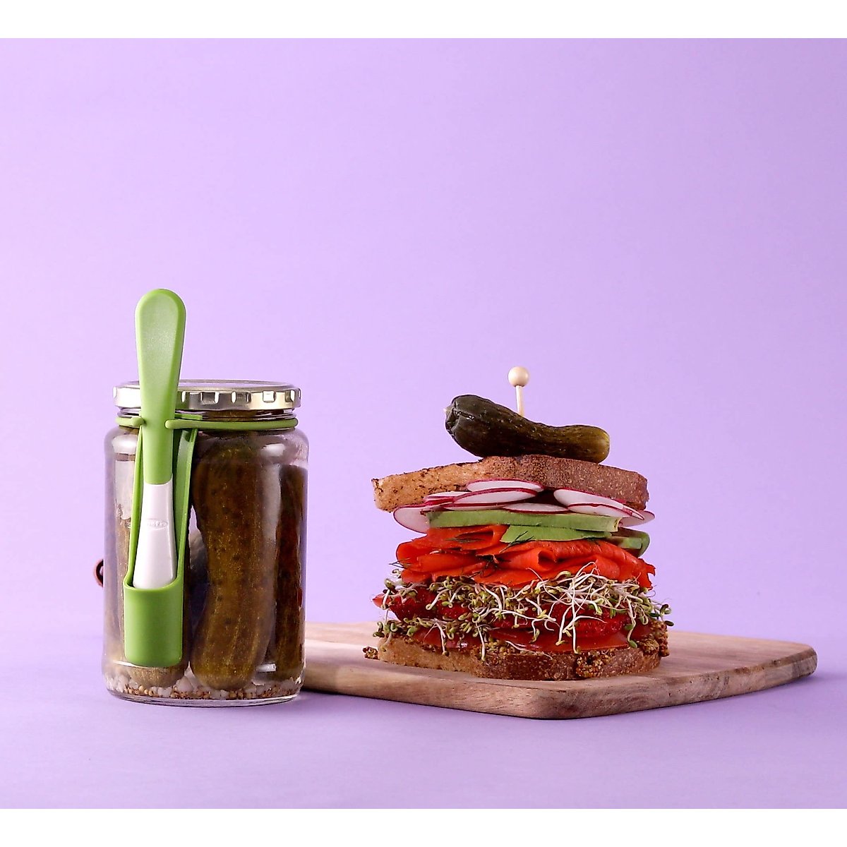 Chef'n FridgeFork Condiment Fork (Arugula and Meringue)