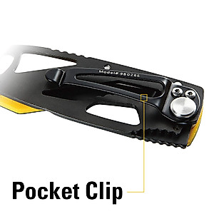 Caterpillar - 5-1/4" Cat Folding Pocket Buddy, Hand Tools, Knives/Blades - No Utility, Knives - Folding (980265)