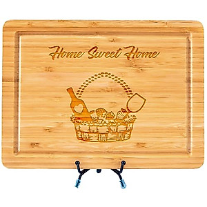 Home Sweet Home Cutting Board, Real Estate Closing Gift, Housewarming Gift, New Home Gift, First Home Gift, Bamboo Cutting Board, Home Decor