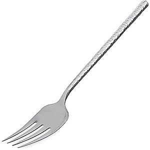 Carlisle FoodService Products 60202 Hammered Stainless Steel Cold Meat Fork, 12