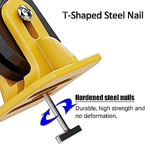 Tile Leveling System Pro Tools, 50-Piece Tile Spacers Clips Reusable Floor Leveling Compound Plus 50-Piece Replaceable Spare Steel T-Pin, Tile Leveler Spacers Kits for Wall&Floor Tile Installation