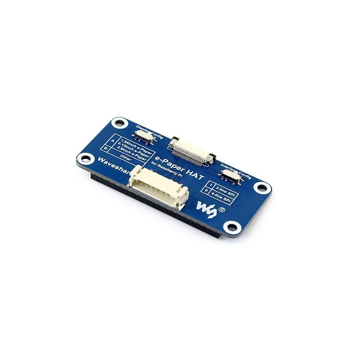 waveshare Universal e-Paper Driver HAT Board Supports Various SPI Interface e-Ink Raw Display Panels Compatible with Raspberry Pi 3B+/3B/2B/Zero/Zero W