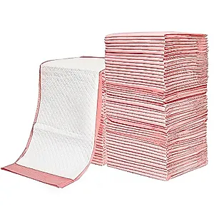 Rocinha Disposable Changing Pads for Baby Disposable Underpads Waterproof Diaper Changing Pad Breathable Underpads Bed Table Protector Mat Changing Pad Liner, 24 Inches x 17 Inches