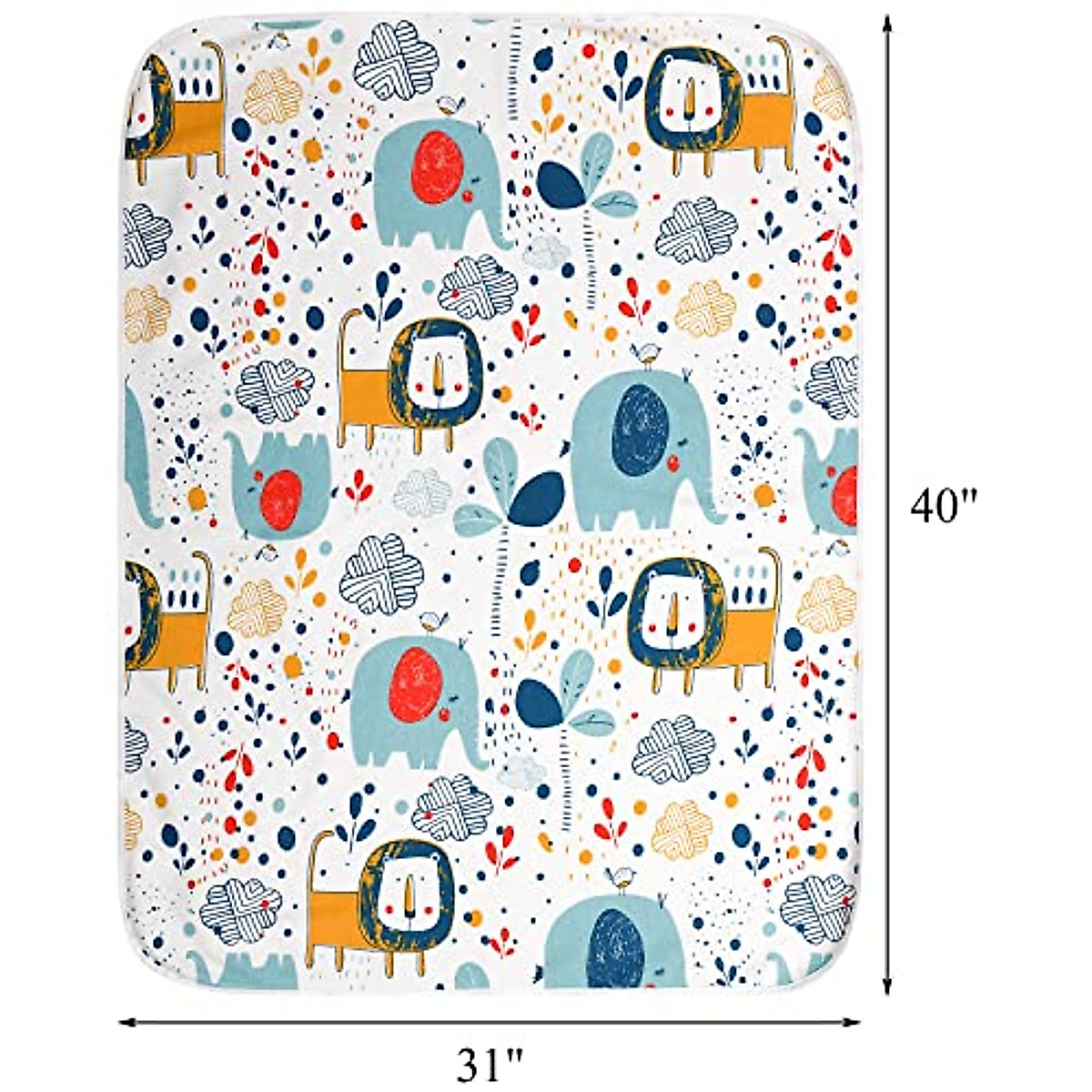 Tebery 2 Pack Baby Waterproof Bed Pad Washable Mattress Pad Mat, 31"x40" Large Underpads Bed Wetting Incontinence Cover for Kids/Adult/Pets