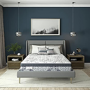 Kingsdown Firm Euro Pillow Top Hybrid Queen Mattress Cooling Gel Memory Foam Layer Multi-Layered Motion Isolation Cool Sleep Quilted Top Luxury Mattresses, 15-inch, Passions Engleson