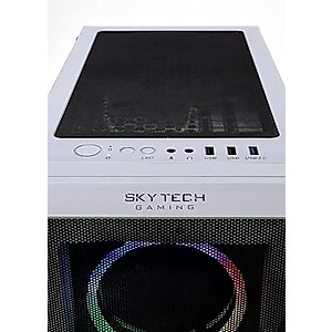 Skytech Chronos Gaming PC Desktop – Intel Core i5 12400F 2.5 GHz, NVIDIA RTX 4060, 1TB NVME SSD, 16GB DDR4 RAM 3200, 650W Gold PSU, 11AC Wi-Fi, Windows 11 Home 64-bit