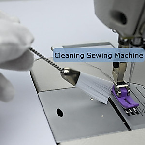 8 Pieces Sewing Machine Cleaning Kit Include Sewing Machine Repair Tools with Tweezers Double Headed Brush Screwdriver for Repair and Cleaning Sewing Machine