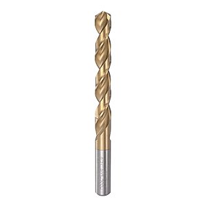 HARFINGTON Twist Drill Bit 12.6mm Titanium Coated (HSS-E) M42 High Speed Steel 8% Cobalt Straight Shank for Stainless Steel Aluminum Alloy Metal