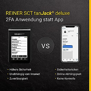 Reiner SCT tanJack Deluxe I Premium TAN-Generator und Authenticator I Erstklassiger TAN-Generator für Online-Banking mit chipTAN QR und Sm@rt-TAN Photo