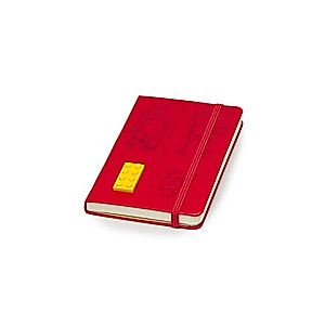 Moleskine Limited Edition Lego Notebook, Hard Cover, Pocket (3.5" x 5.5") Ruled/Lined, Scarlet Red, 192 Pages