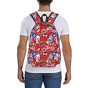 LVTFCO Spider Cartoon Backpack Travel Backpack Superhero Backpack Bags For Men Women