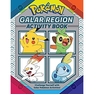 Pokémon Official Galar Region Activity Book