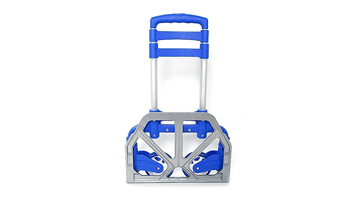 Blue Portable Collapsible Dolly - Space Saving Utility