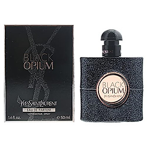 Yves Saint Laurent Eau De Parfum Spray for Women, Black Opium, 1.6 Ounce
