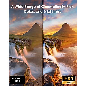 XGIMI Halo True 1080p Portable Projector for Outdoor Movie Night, 800 ANSI Lumen, Harman Kardon Speakers, WiFi Bluetooth, Auto Focus, Auto Keystone Correction, Android TV 9.0