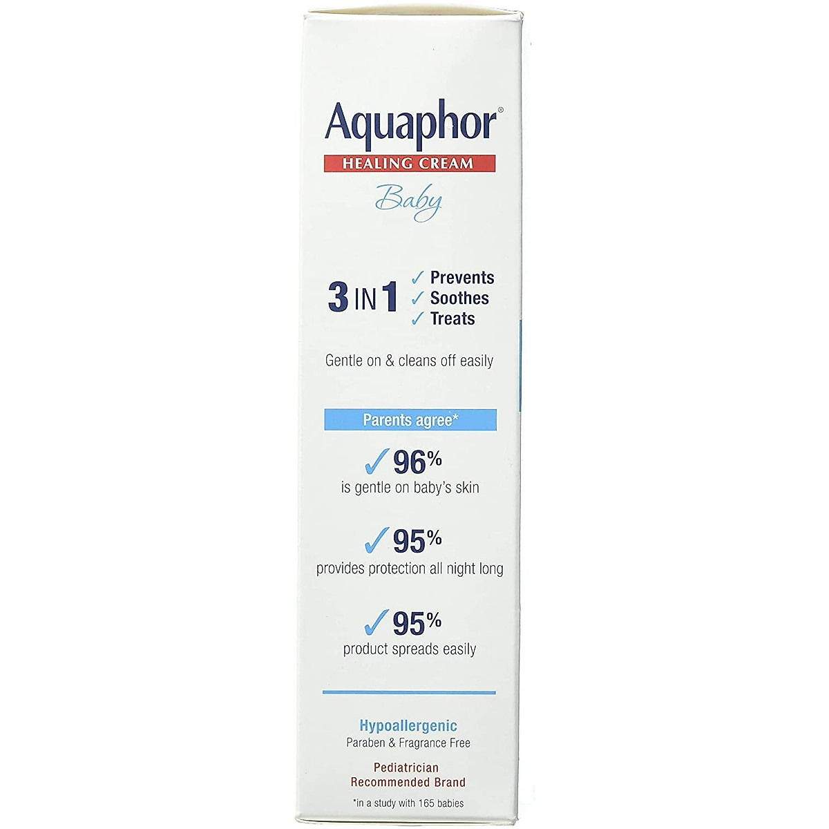 Aquaphor Baby Healing Cream 3 In 1 Diaper Rash 3.5 Ounce (100ml)