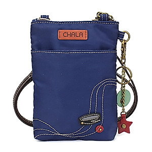 Chala Group Handbags Hockey Venture Cellphone Crossbody Handbag RFID Protected Navy