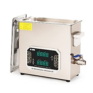 DK SONIC 6L Large Touch Ultrasonic Cleaner with Heater,Timer,Multiple Cleaning Mode for Carburetor,Automotive Parts,Gun Parts,Circuit Board,etc