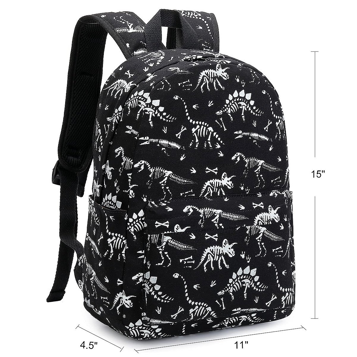 LEDAOU Kids School Backpack with Lunch Box for Boy Kindergarten BookBag School Bag Preschool Kindergarten Toddler Backpack (Luminous)