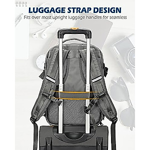 Hynes Eagle 20L Travel Backpack Carry on Backpack Women Men Personal Item Bag for Spirit Airlines Small Nylon Laptop Backpack 14 inches Grey