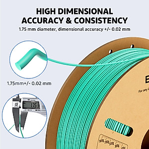 ELEGOO PLA Plus Filament 1.75mm White 2KG, PLA+ Tougher and Stronger 3D Printer Filament Pro Dimensional Accuracy +/- 0.02mm, 2 Pcs 1kg Spool(2.2lbs) Fits for Most FDM 3D Printers