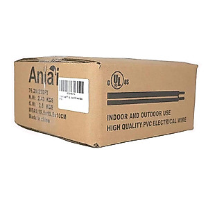 Aniai Low Voltage Landscape Wire,UL List 18/2 SPT-1 250FT Electrical Wire,for Light and Lamp Extension Cable