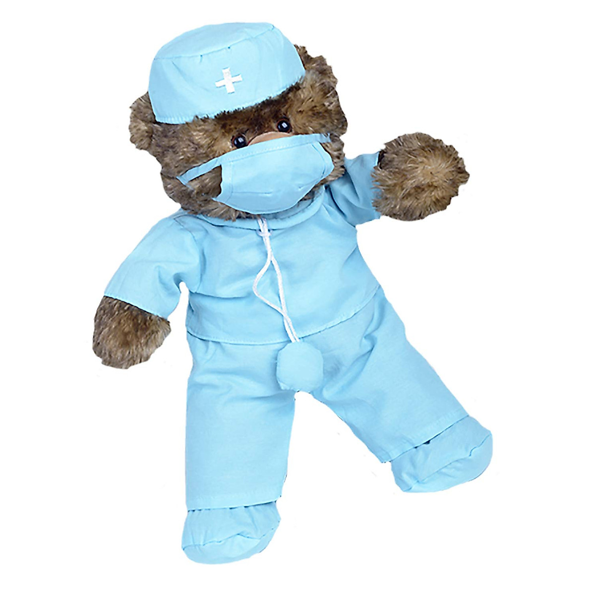 Doctor "Scrubs" Outfit Teddy Bear Clothes Fits Most 14" - 18" Build-A-Bear and Make Your Own Stuffed Animals