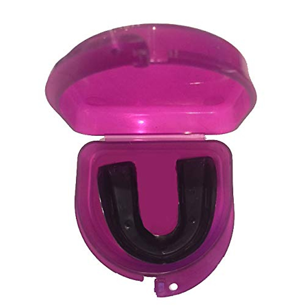 Zumoe Lacrosse Mouthguard Case Retainer Case - Lacrosse Sticks (Purple)