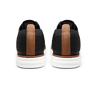 Bruno Marc Men's CoolFlex Breeze Mesh Sneakers Oxfords Lace-Up Lightweight Casual Walking Shoes,Size 8,01 Black,Grand