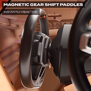 THRUSTMASTER T248P, Racing Wheel and Magnetic Pedals, HYBRID DRIVE, Magnetic Paddle Shifters, Dynamic Force Feedback, Screen with Racing Information (Compatible with PS5, PS4, PC)