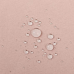 ALYVIA SPRING Pink Shower Curtain Liner Fabric with 3 Magnets - Waterproof Soft Hotel Quality Cloth Shower Curtain for Bathroom, Light-Weight & Machine Washable - Standard Size 72x72, Blush Pink