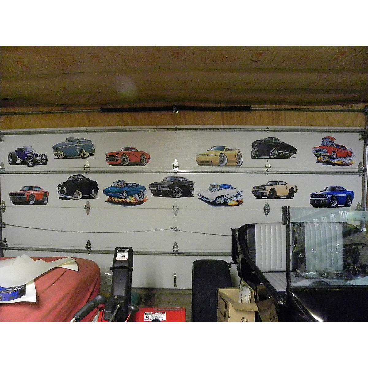 2016-17 Camaro SS Cartoon Car 4ft Long (48") Wall Decal Vintage 3D Car Movable Stickers Vinyl Wall Stickers for Kids Room