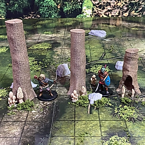 Extruded Gaming Rosewood Trees Set 3