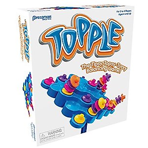 Pressman Toy - Original Topple Board Game Brown