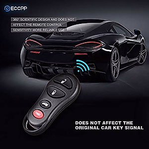 ECCPP for Jeep Liberty Keyless Entry Remote Key Fob for Jeep for Dodge Series GQ43VT17T (Pack of 2)