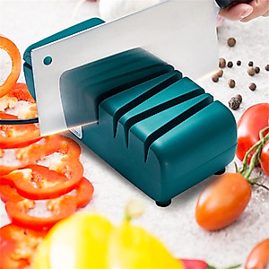 Knife Sharpener,Electric Knife Sharpeners,2 Stage,Professional Knife Sharpeners,Quickly Sharp & Polish,Scissors Sharpening,5 Seconds Fast Grinding,Quiet Knife Grinding,Electric Knife Sharpener