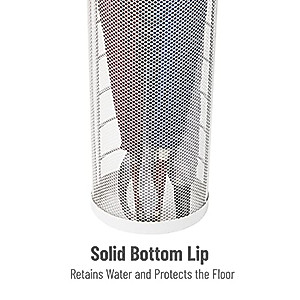 Mind Reader UMBHWIRE-WHT Mini Umbrella Stand Rack Holder, White