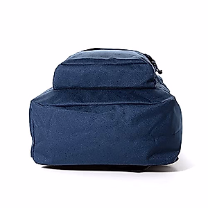 JanSport SuperBreak Plus Backpack with Padded 15-inch Laptop Sleeve and Integrated Bottle Pocket - Spacious and Durable Daypack for Work and Travel - Navy
