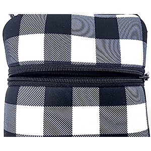 Wanty Cell Phone Bag, Small Crossbody Bag, Cell Phone Purse Smartphone Wallet with Shoulder Strap for Women (White Lattice)