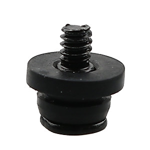 MEETOOT 4pcs Hard Disk Drive Screws and Shock Absorption Rubber Washer Kit 3.5-Inch Computer Case Shock-Proof Screws Hard Drive Shock Absorption Screws