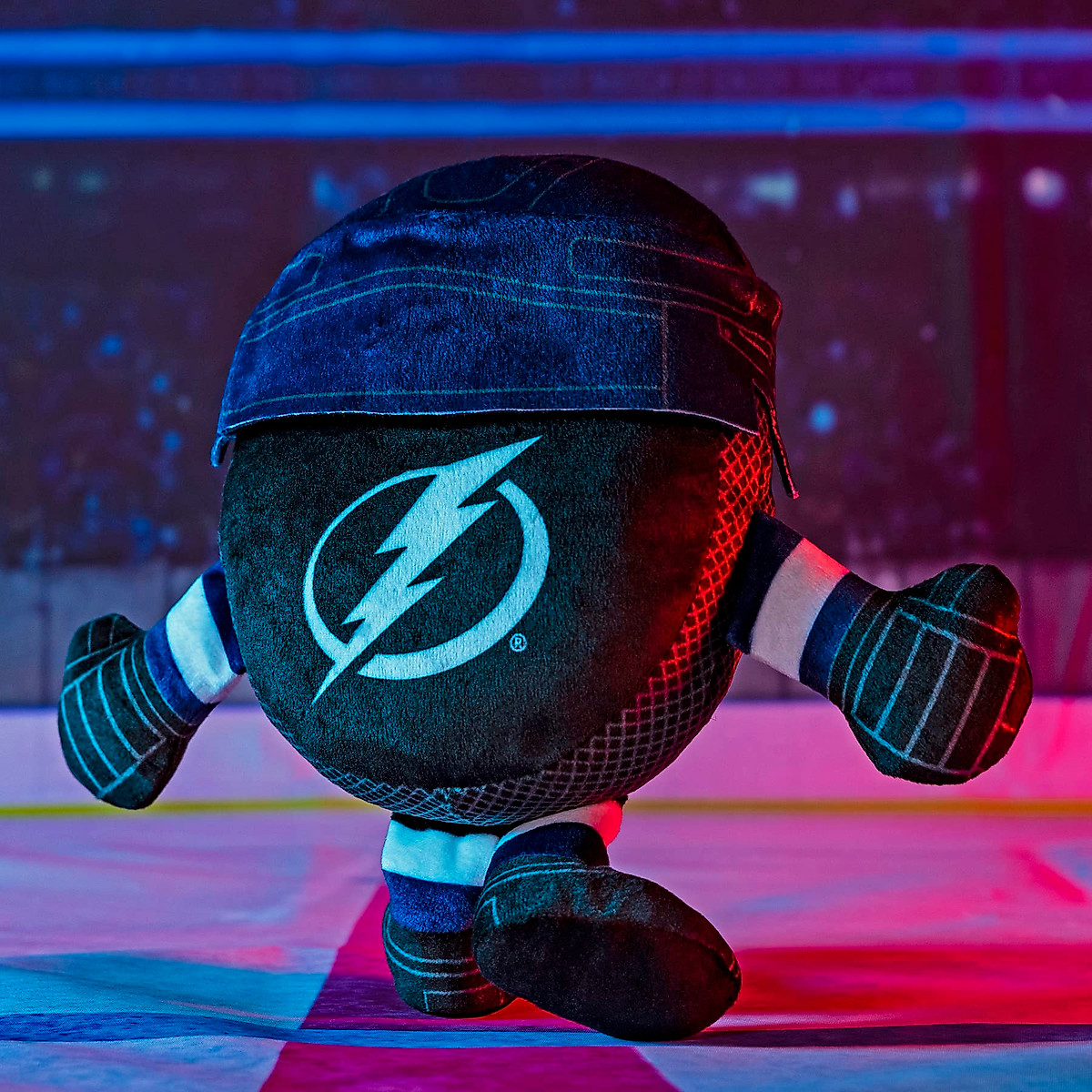 Bleacher Creatures Tampa Bay Lightning 8" Kuricha Hockey Puck Sitting Plush- Soft Chibi Inspired Plush